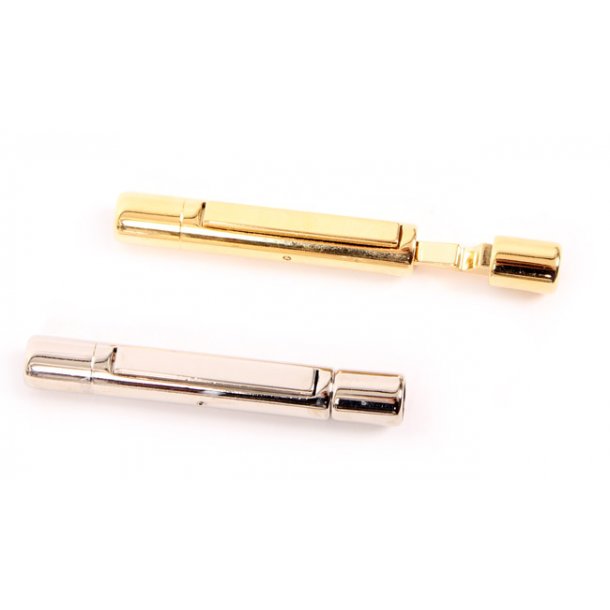 Bayonet lock round 75 x 11mm - Locks / closures - Leather House - Fur ...