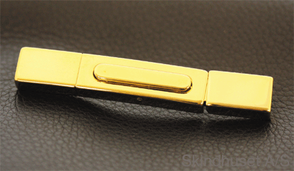 Bayonet lock square 12mm x 80mm - Locks / closures - Leather House ...